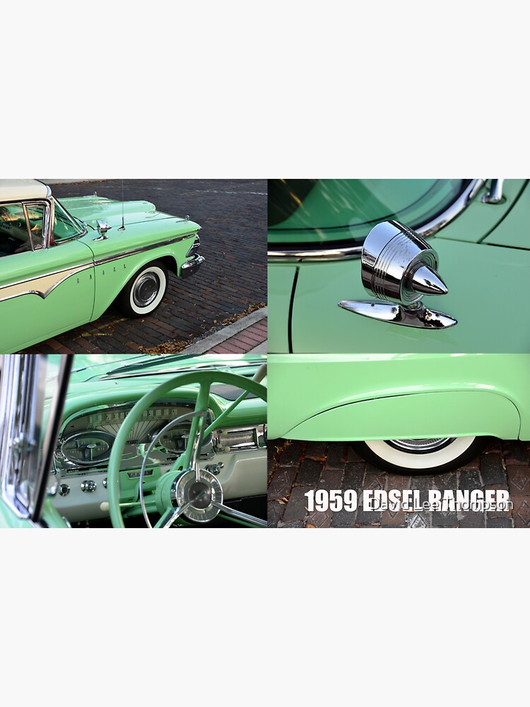 "1959 Edsel Ranger" Sticker for Sale by dltphoto | Redbubble