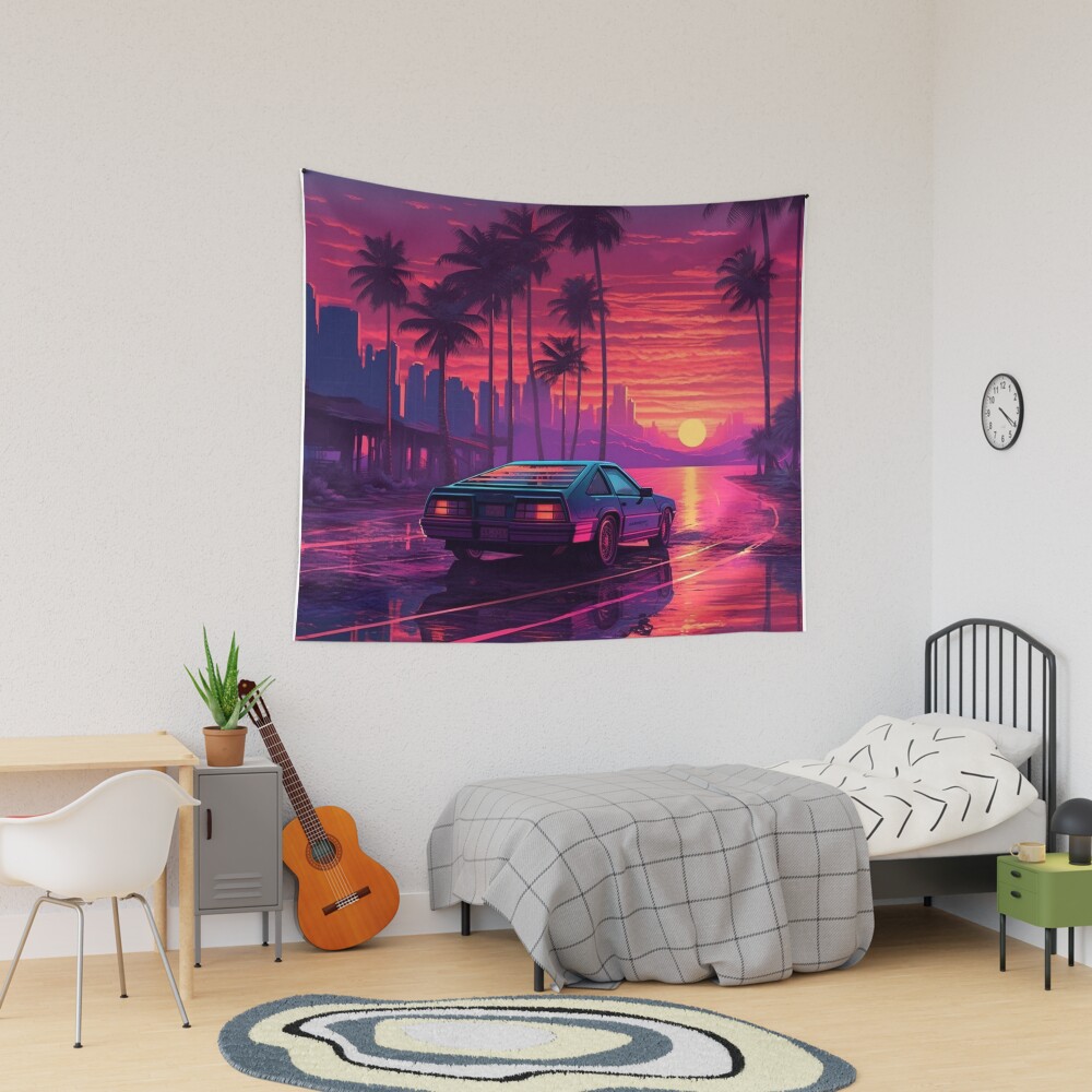 "Synthwave Sunset Drive Poster" Art Print for Sale by jefferymelton ...