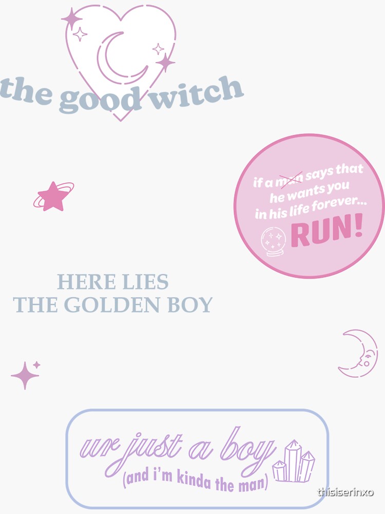 "the good witch album pack" Sticker for Sale by thisiserinxo | Redbubble