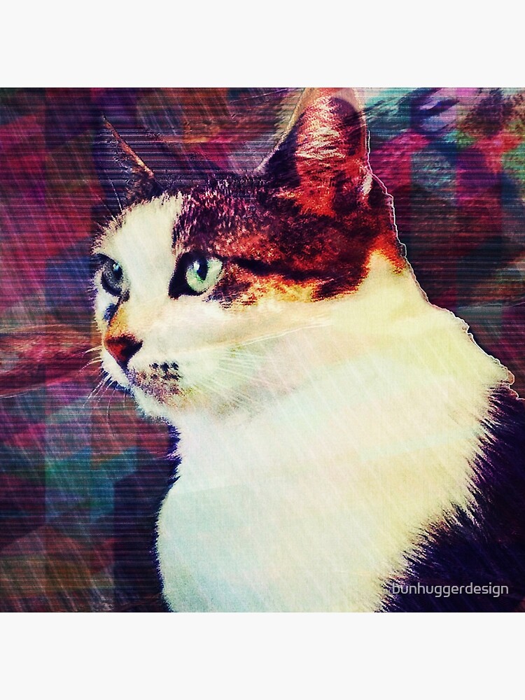 "80s Cat" Art Print by bunhuggerdesign | Redbubble