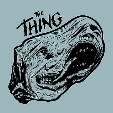 "Split face THE THING" Sticker by HeichousArt | Redbubble