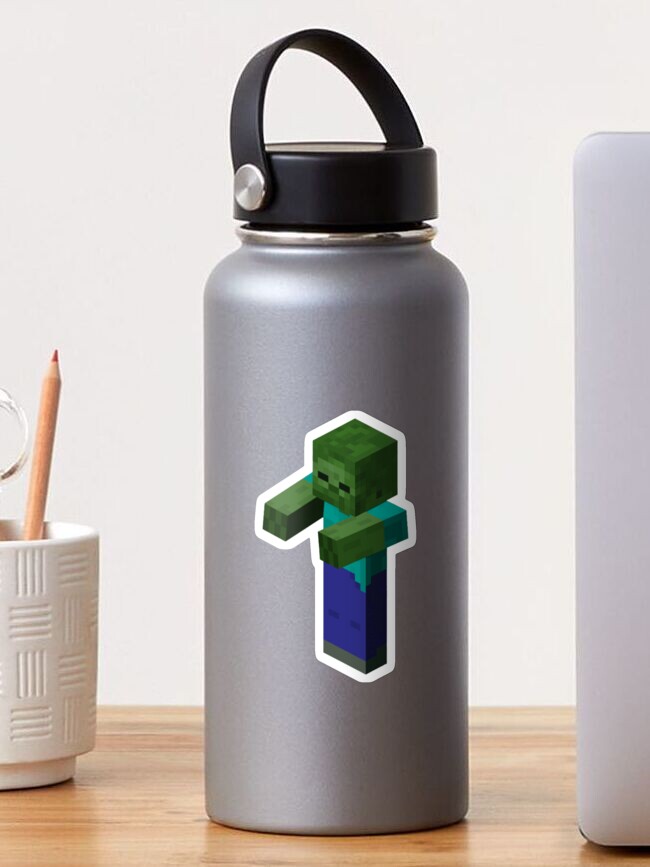 "Minecraft Zombie " Sticker for Sale by Wavescreen | Redbubble
