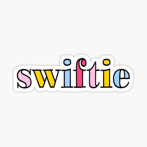 "Swiftie - Taylor Swift Lover colours " Sticker for Sale by Whizzme ...