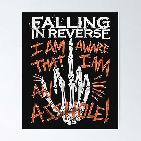 "Falling In Reverse" Poster for Sale by Ratoctore12 | Redbubble