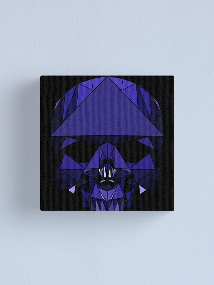 "Crystal Skull (including tessellations)" Canvas Print by KyleHinckley ...