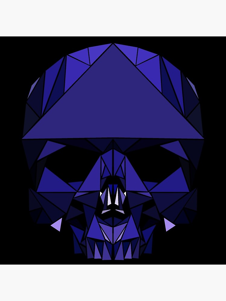 "Crystal Skull (including tessellations)" Canvas Print by KyleHinckley ...