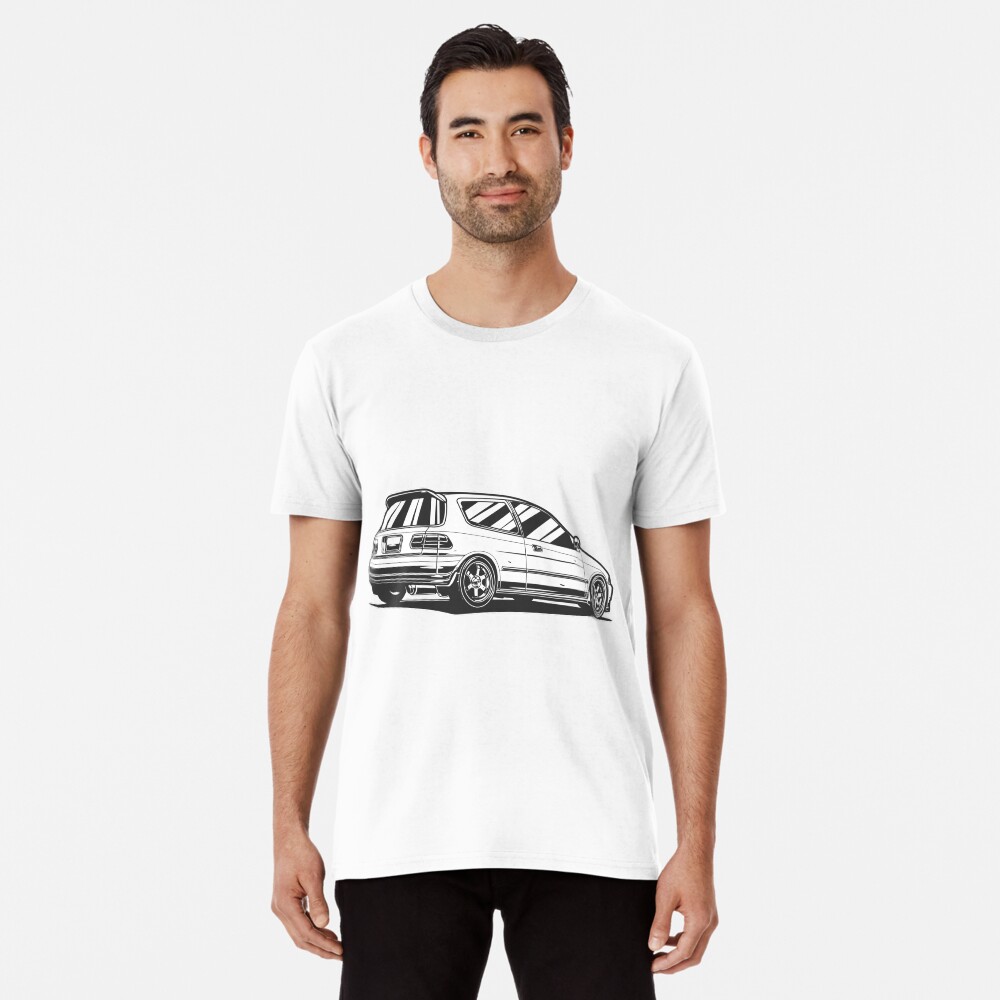 "CIVIC EG 6 HATCHBACK" Sticker for Sale by TrilogyMerch | Redbubble