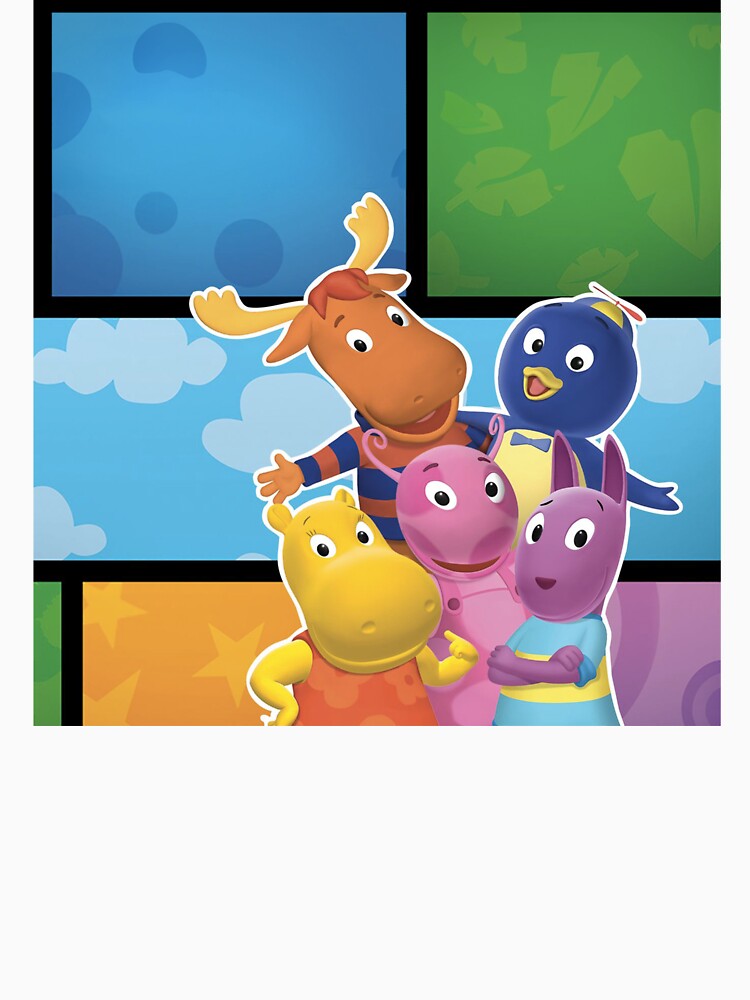 "Backyardigans Pablo Tyrone Tasha Austin Uniqua" Essential T-Shirt for ...