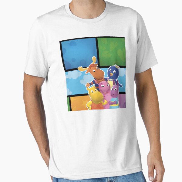 "Backyardigans Pablo Tyrone Tasha Austin Uniqua" Essential T-Shirt for ...