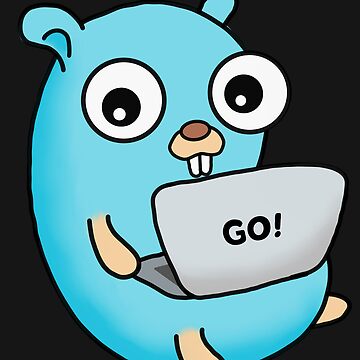 "Golang Gopher: Coding and Chill" Sticker for Sale by buzz-inc | Redbubble