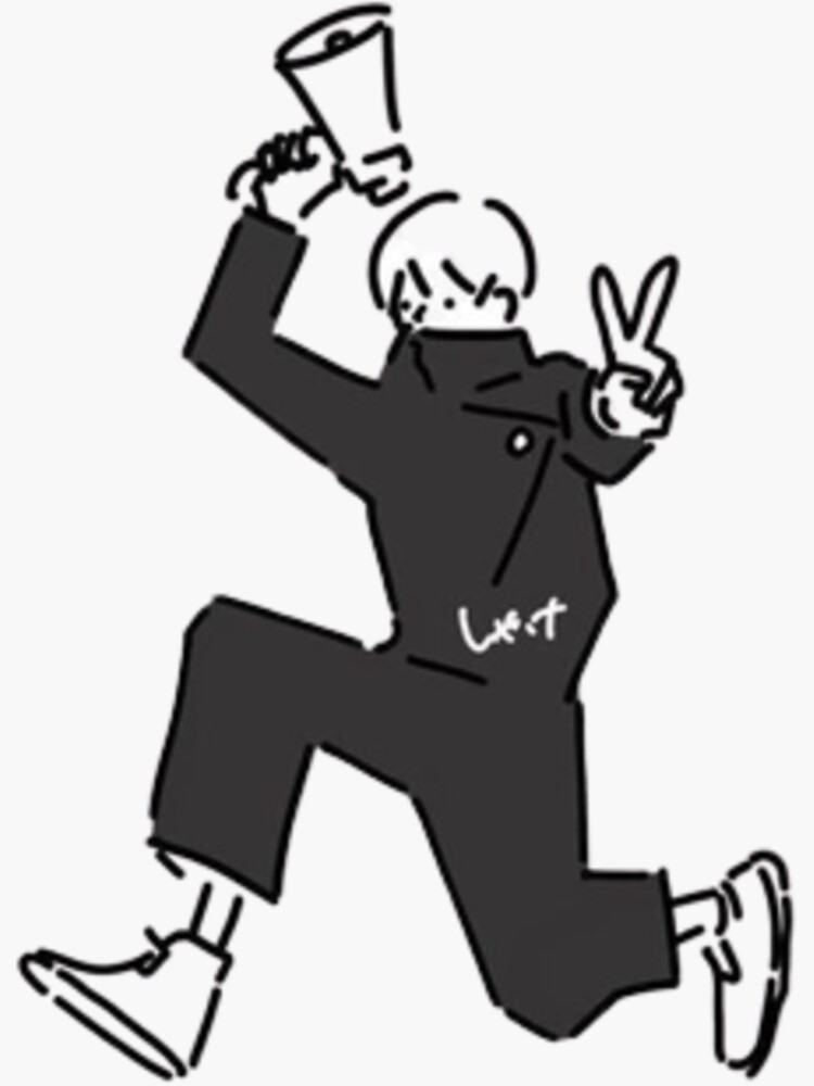 "Inumaki | aesthetic anime t shirt " Sticker for Sale by aedieee ...