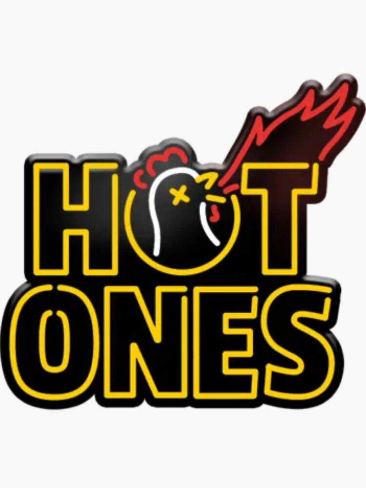 "HOT ONES" Sticker for Sale by Digitalartsimo | Redbubble