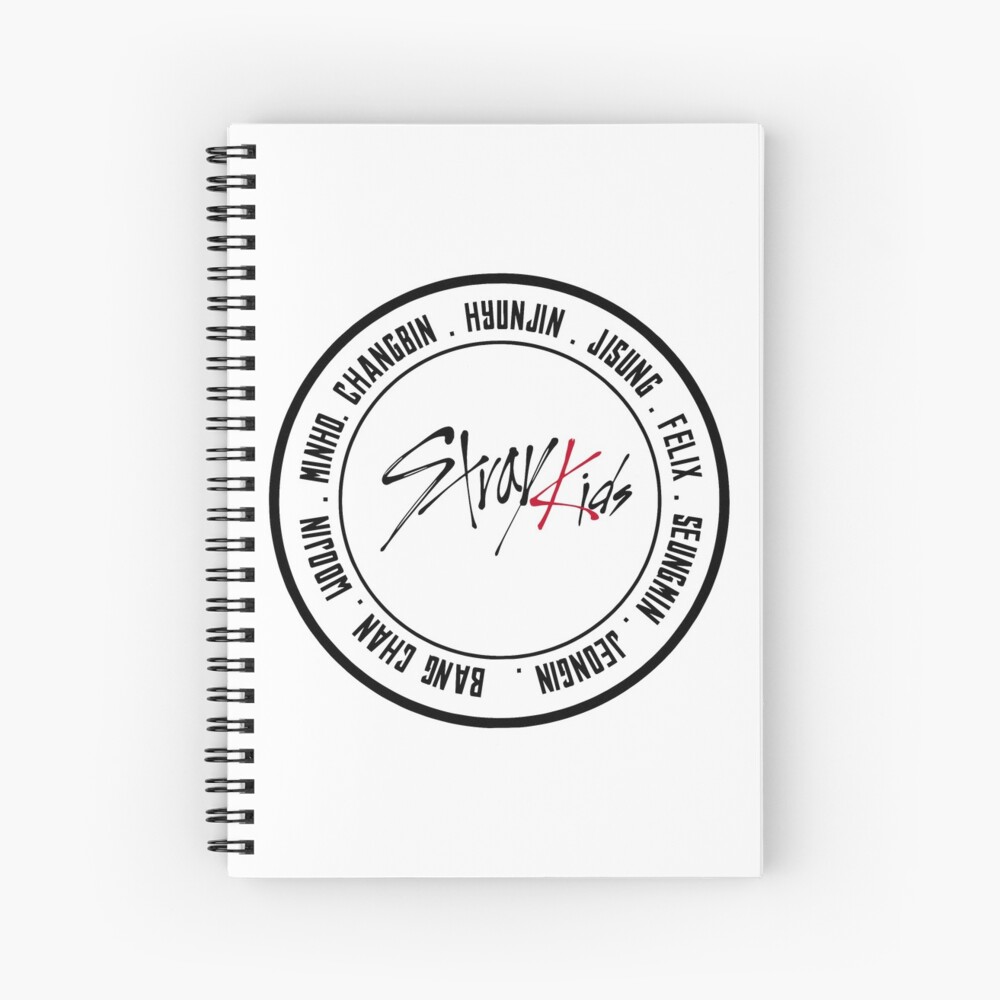 "Stray kids" Spiral Notebook by dexta | Redbubble