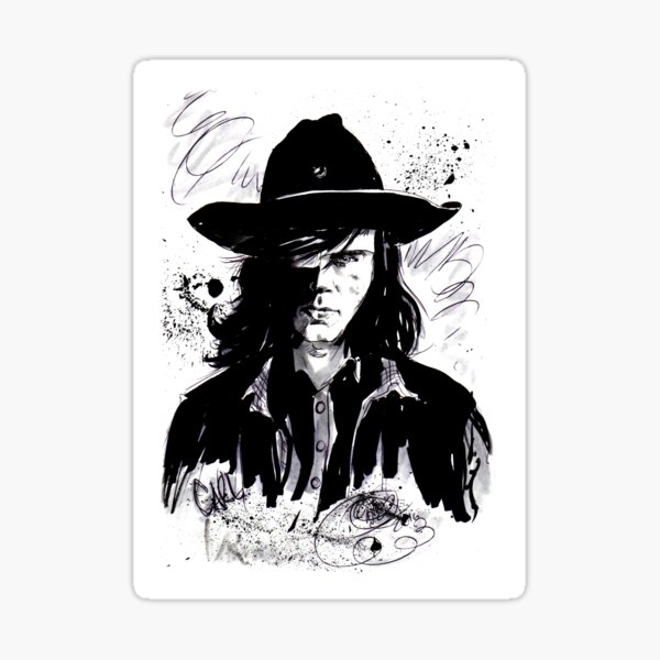 The Walking Dead Horror Zombies Zombie Carl Twd Twd Twd Stickers ...