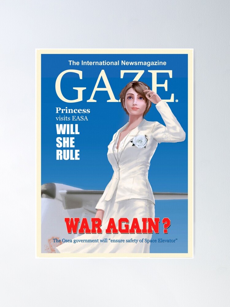 "Ace Combat 7 - Skies Unknown Gaze Magazine Graphic" Poster for Sale by ...