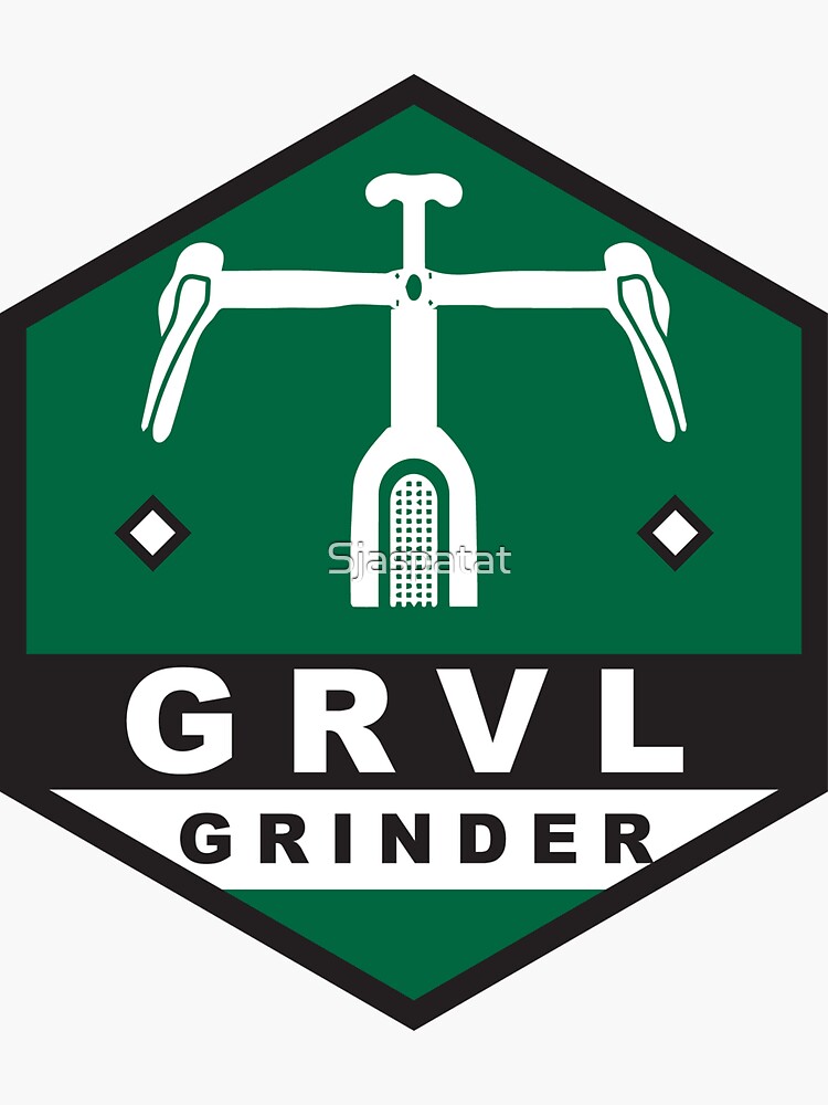 "Gravel Grinder" Sticker for Sale by Sjaspatat | Redbubble