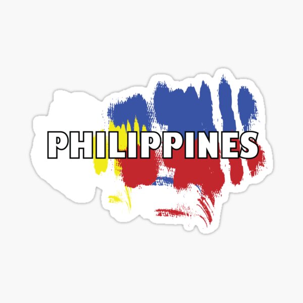 "Philippines Logo" Sticker for Sale by Imagine-Create-Express . | Redbubble