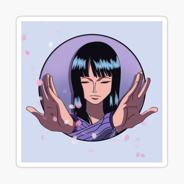 "Nico Robin" Sticker for Sale by ArtzyDezign | Redbubble