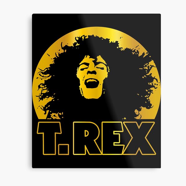 T Rex Band Logo T Rex Logo Metal Prints For Sale | Redbubble