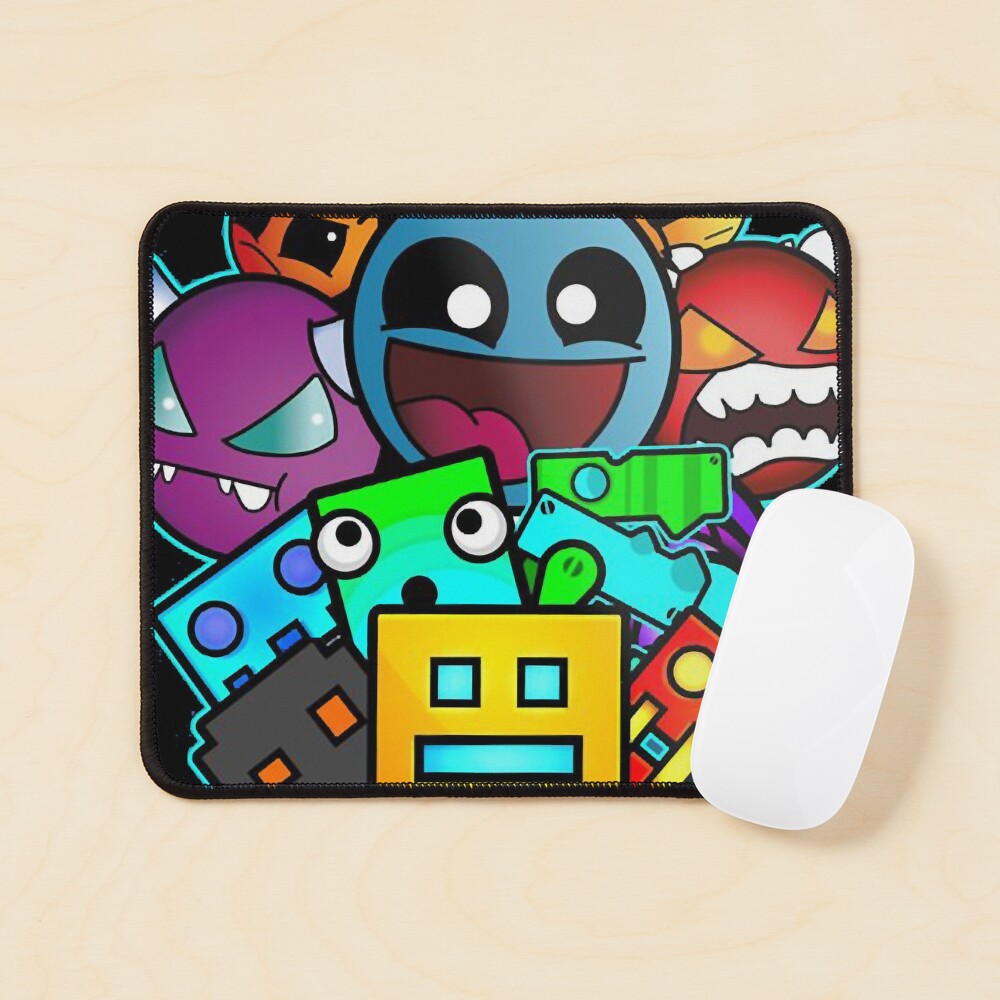 "Geometric Dash" Sticker for Sale by shen-illaz | Redbubble