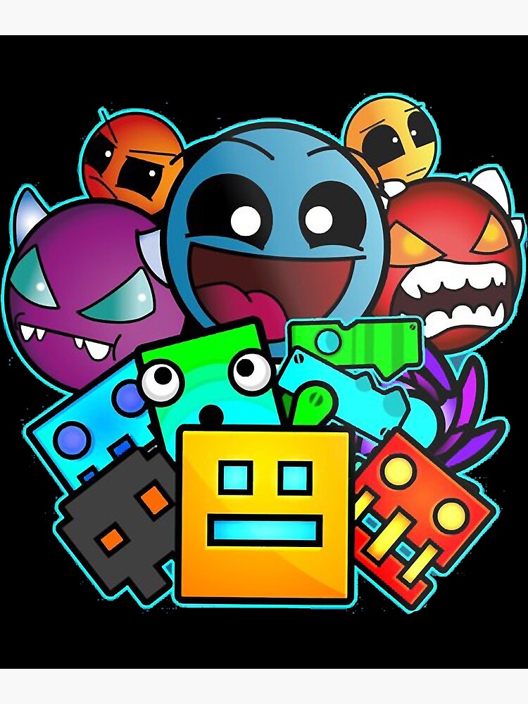 "Geometric Dash" Poster for Sale by shen-illaz | Redbubble