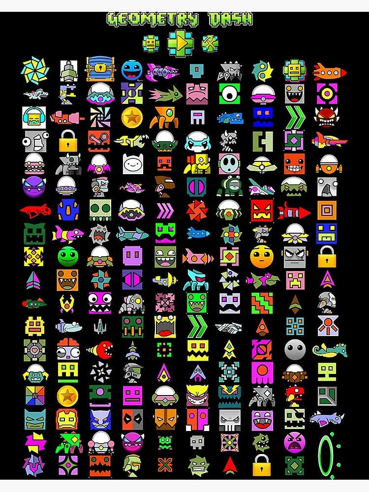 "Geometry Dash " Art Board Print for Sale by shen-illaz | Redbubble