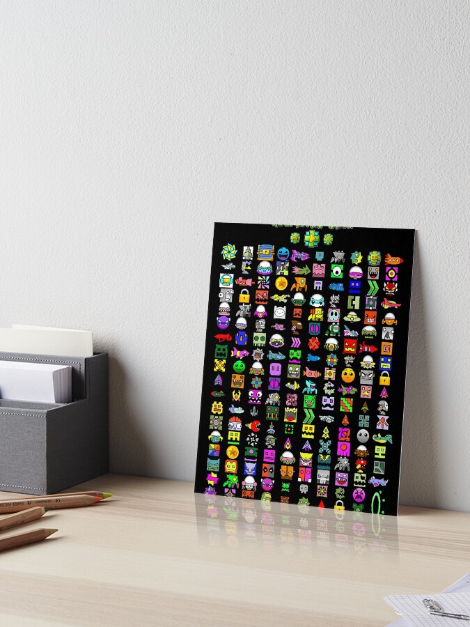 "Geometry Dash " Art Board Print for Sale by shen-illaz | Redbubble
