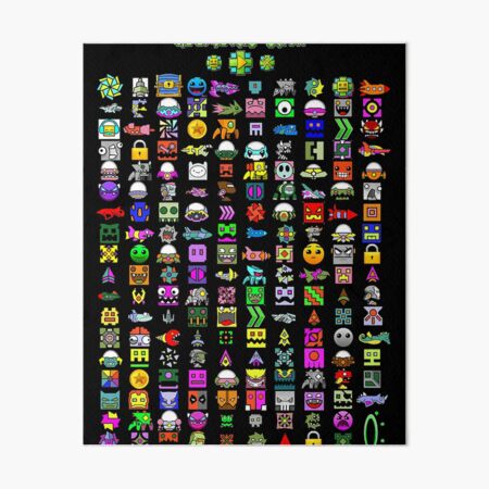 "Geometry Dash " Art Board Print for Sale by shen-illaz | Redbubble