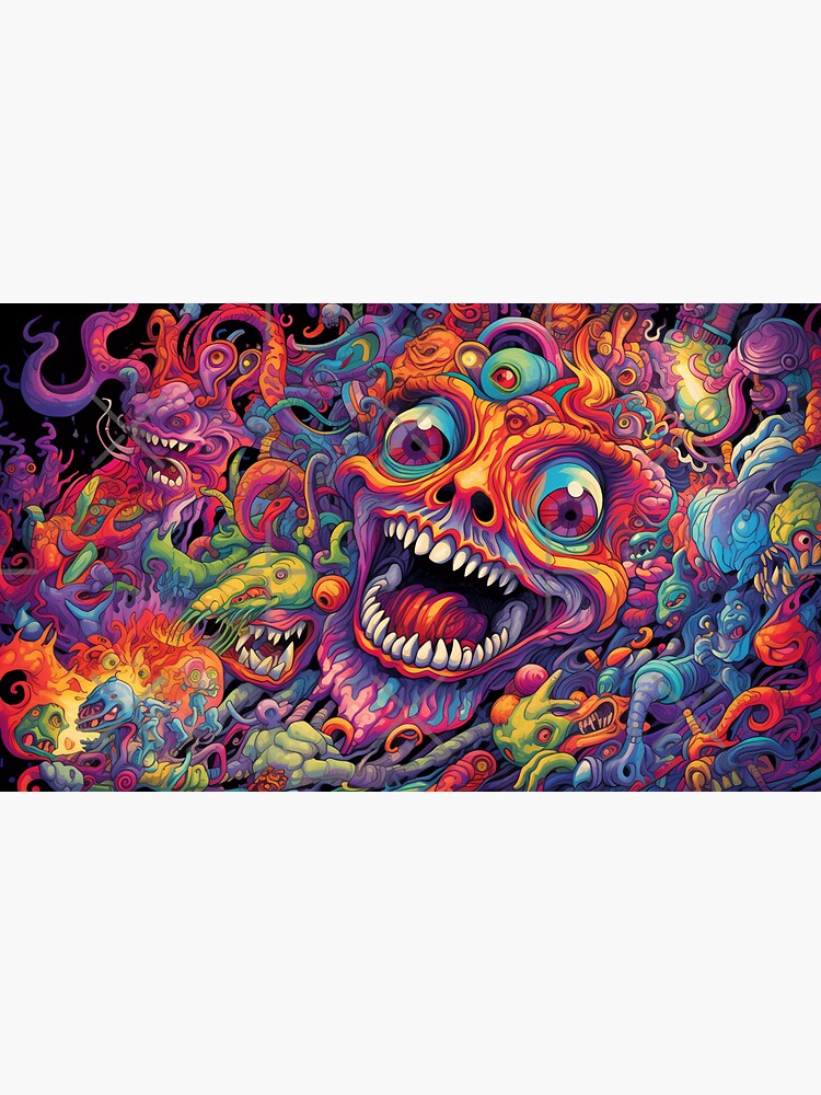 "Hypnotic Monster with a Wicked and Crazy Smile: A Poster of ...