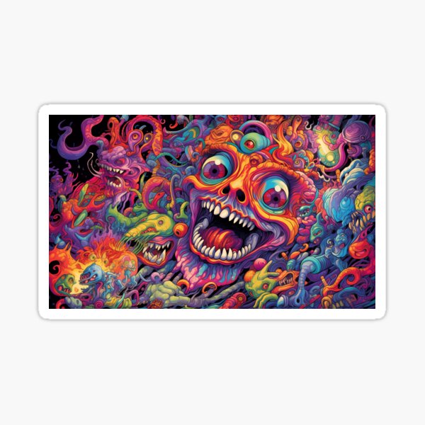 "Hypnotic Monster with a Wicked and Crazy Smile: A Poster of ...