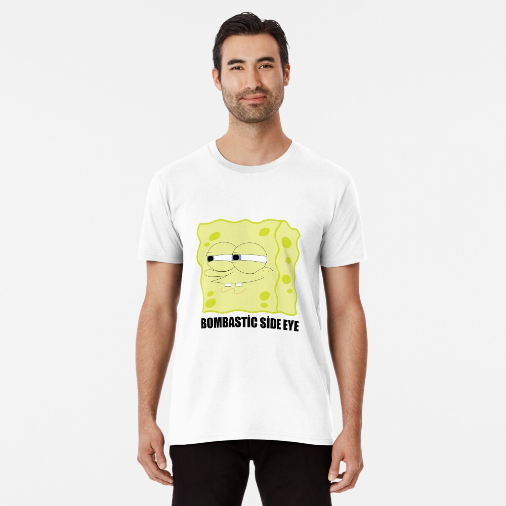 "Spongebob Bombastic Side Eye" Sticker for Sale by yukselaciker | Redbubble