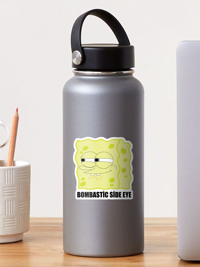 "Spongebob Bombastic Side Eye" Sticker for Sale by yukselaciker | Redbubble