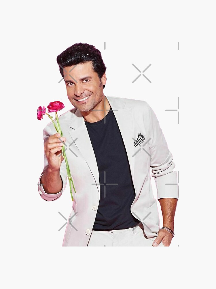 Pegatina con la obra «chayanne flores» de Rebeca k | Redbubble