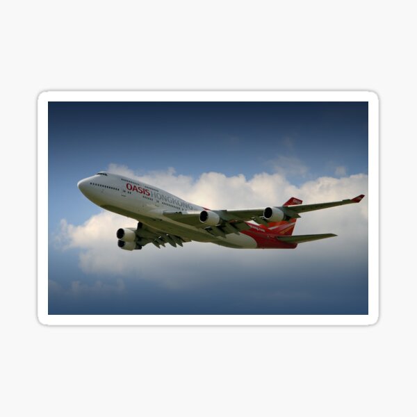 "Boeing 747" Sticker by timemmerson | Redbubble