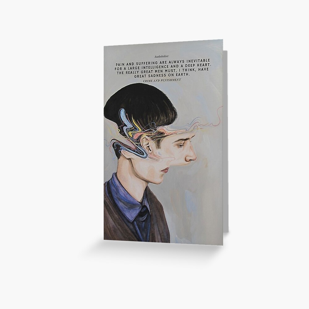 "Crime and Punishment book poster" Sticker for Sale by Joana A. | Redbubble