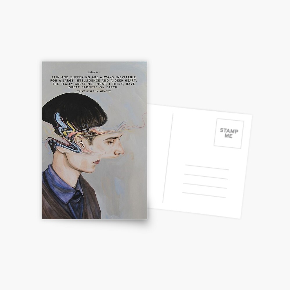 "Crime and Punishment book poster" Sticker for Sale by Joana A. | Redbubble