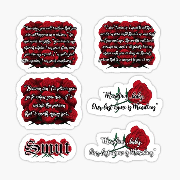 "Haunting Adeline Quotes Sticker Pack - Kindle Case Stickers" Sticker ...