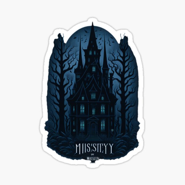 " Mystery Mansion" Sticker for Sale by adambus | Redbubble