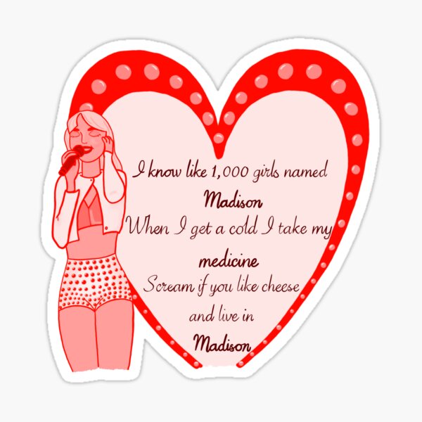 "Madison EICS" Sticker for Sale by standalones | Redbubble