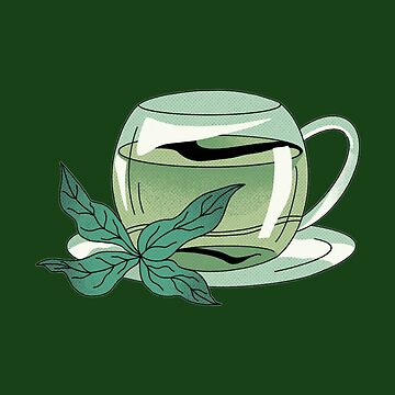 "Green Tea" Sticker for Sale by Sabrina LeBlanc | Redbubble