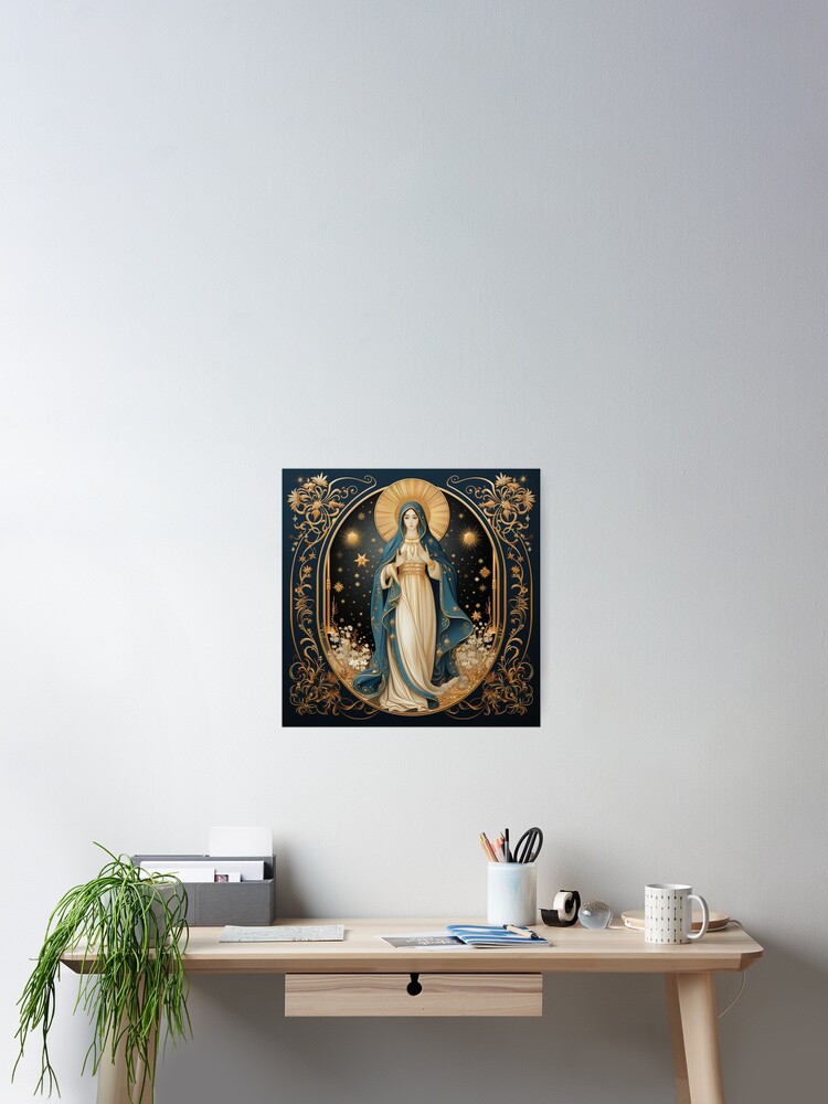 "Our Lady Holy Virgin Saint Mary Mother of God " Poster for Sale by ...