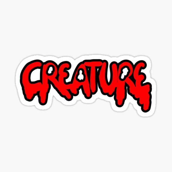 "Warped Words - Creature" Sticker for Sale by Warpedtoons | Redbubble