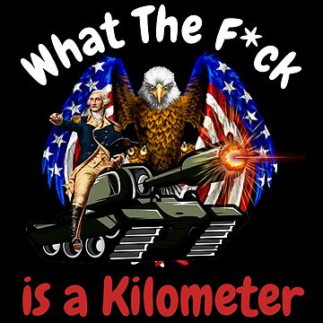 "wtf is a kilometer" Sticker for Sale by artist-candy | Redbubble