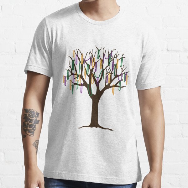 "Tulane Mardi Gras Bead Tree" T-shirt for Sale by estoller | Redbubble ...