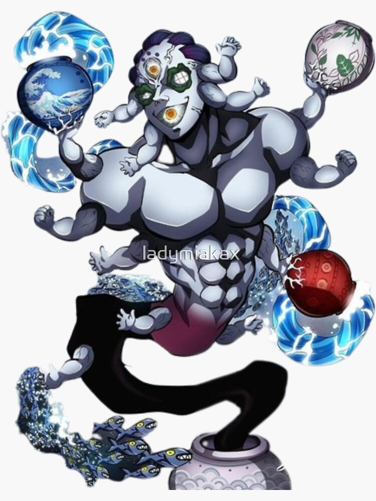 "UPPER MOON GYOKKO" Sticker for Sale by ladymiakax | Redbubble