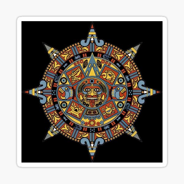 "Myan Indian calender sundial " Sticker for Sale by Gayle1024 | Redbubble