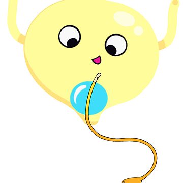 "cute bladder w/ catheter " Sticker for Sale by SicknessSociety | Redbubble