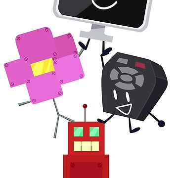 "Mechanical Minds (Battle for BFDI)" Art Print for Sale by PuppyRelp ...