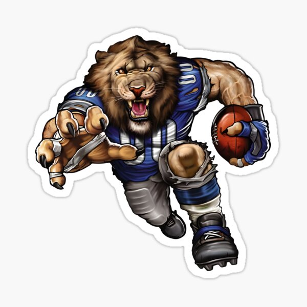 "Lions00 Touchdown In-Detroit" Sticker for Sale by liliacore | Redbubble