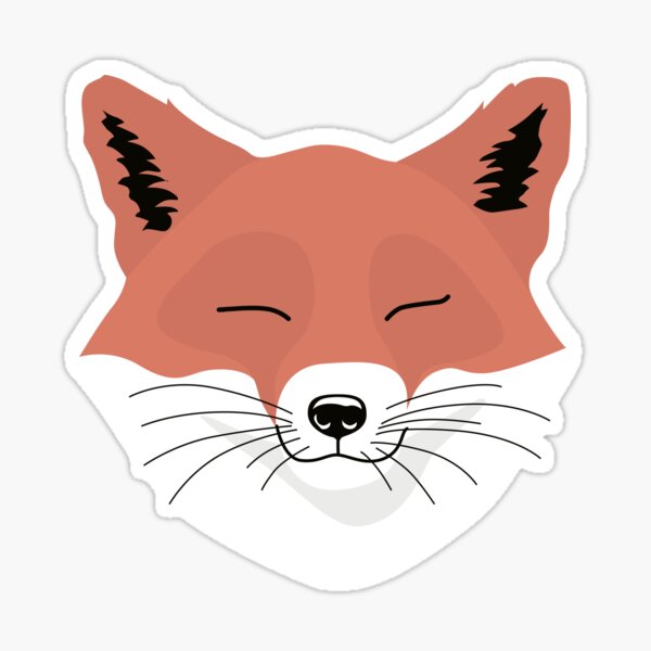 "fox love" Sticker for Sale by kasumidesign | Redbubble